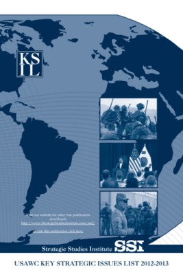 "2012-13 Key Strategic Issues List" by Antulio J. Echevarria II